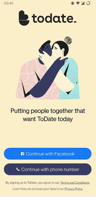 ToDate App Review September 2025 - Same Day Dates? - DatingScout