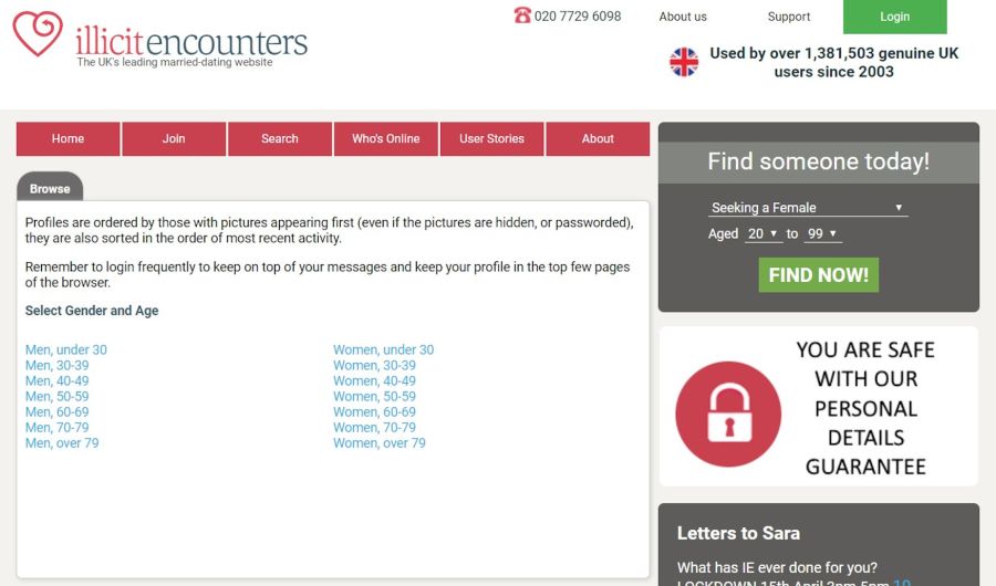 How do you browse and subscribe at Illicit Encounters? - DatingScout