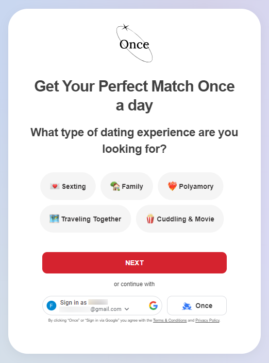 Once Review October 2025 - Scam or Real Dates? - DatingScout